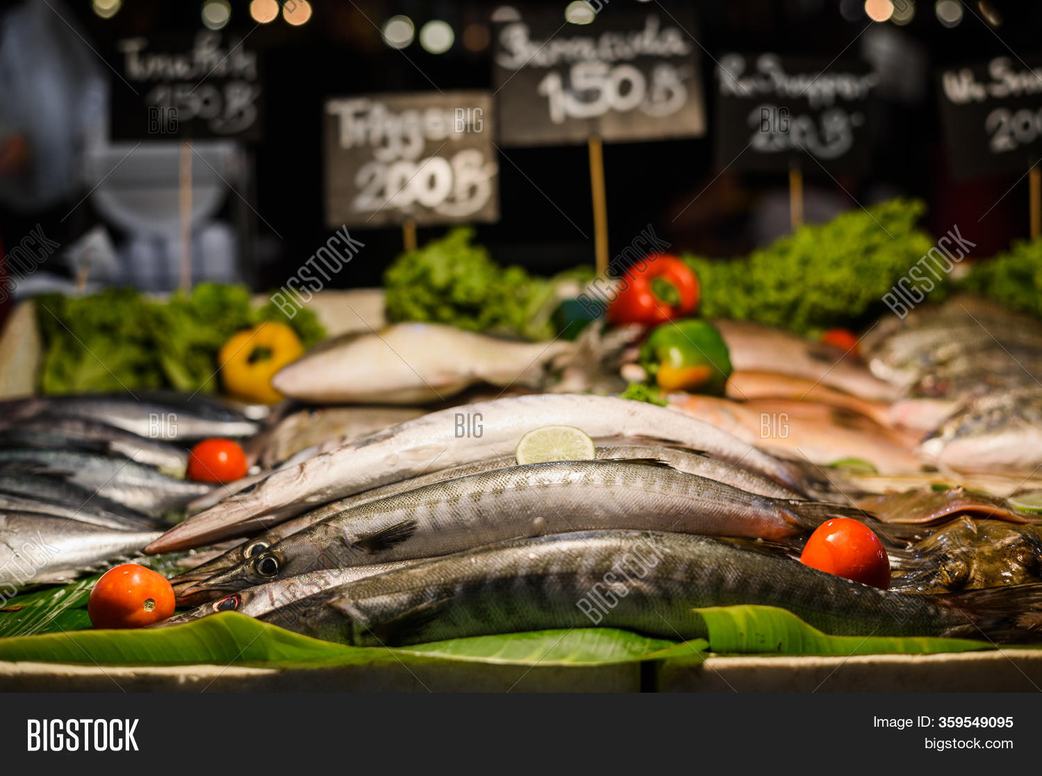 Fresh Fish Price Tag Image & Photo (Free Trial) | Bigstock
