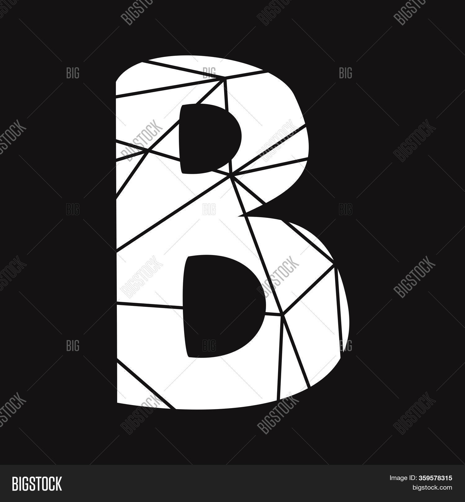 B White Vector Vector & Photo (Free Trial) | Bigstock