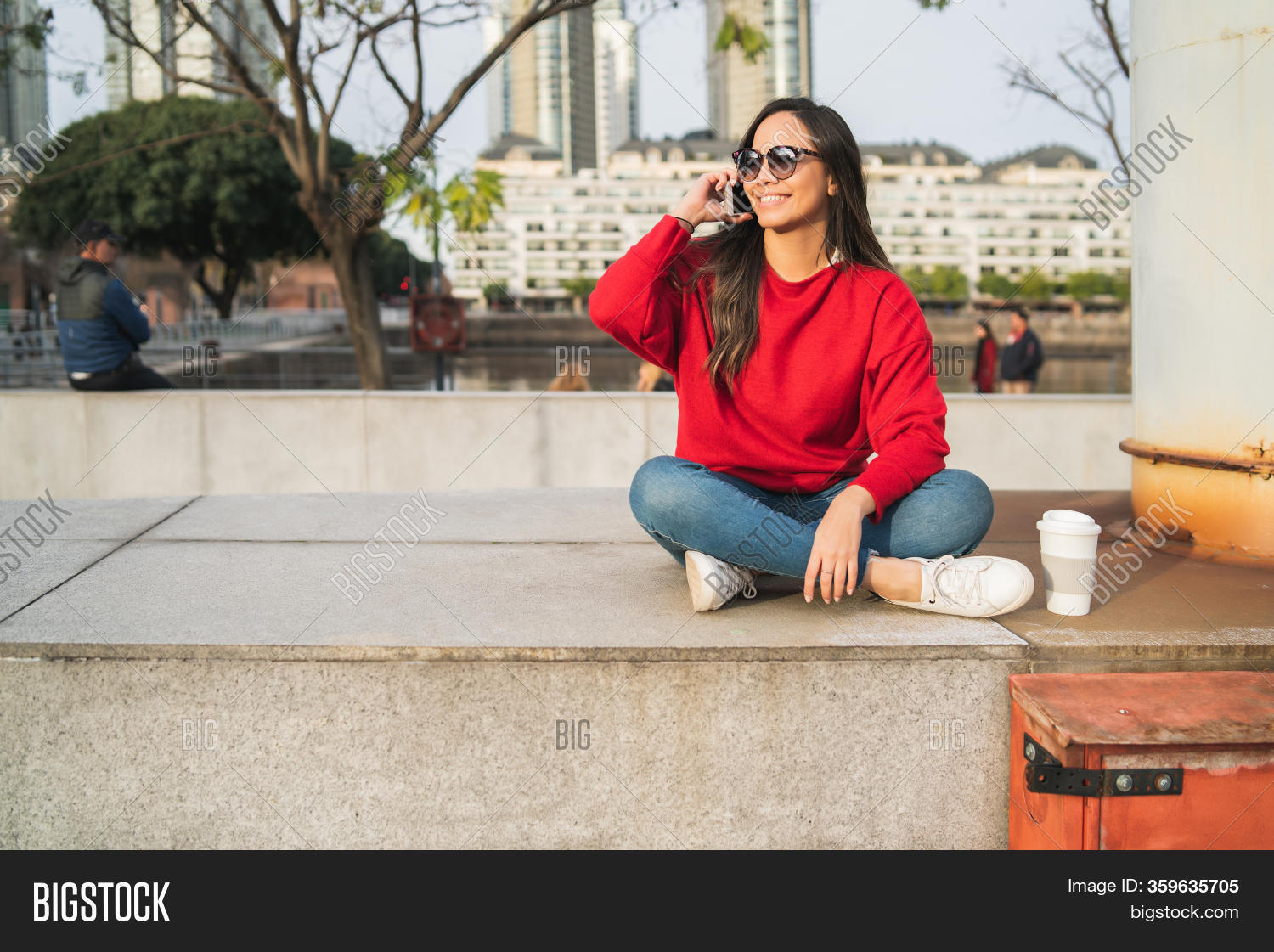 Latin Woman Talking On Image & Photo (Free Trial) | Bigstock