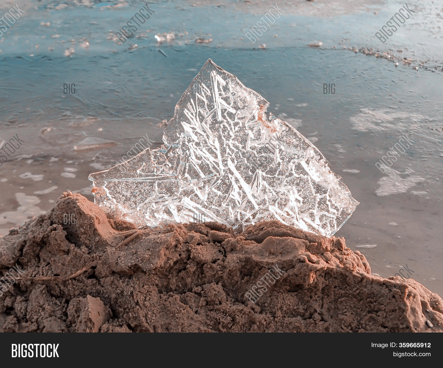 Close Ice On Beach. Image & Photo (Free Trial) | Bigstock