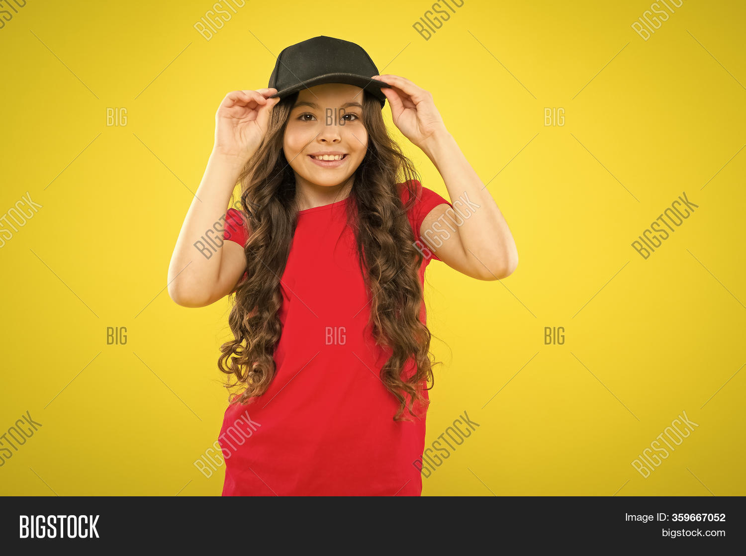 Cute Child Wear Cap Image & Photo (Free Trial) | Bigstock