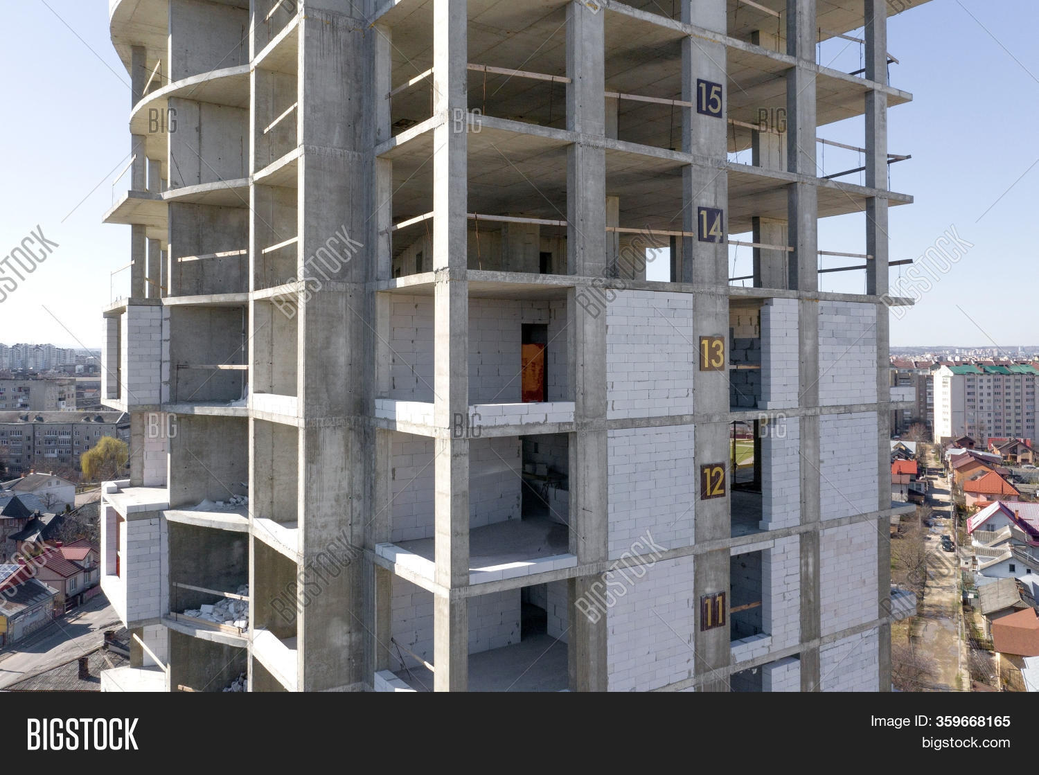 Aerial View Concrete Image & Photo (Free Trial) | Bigstock
