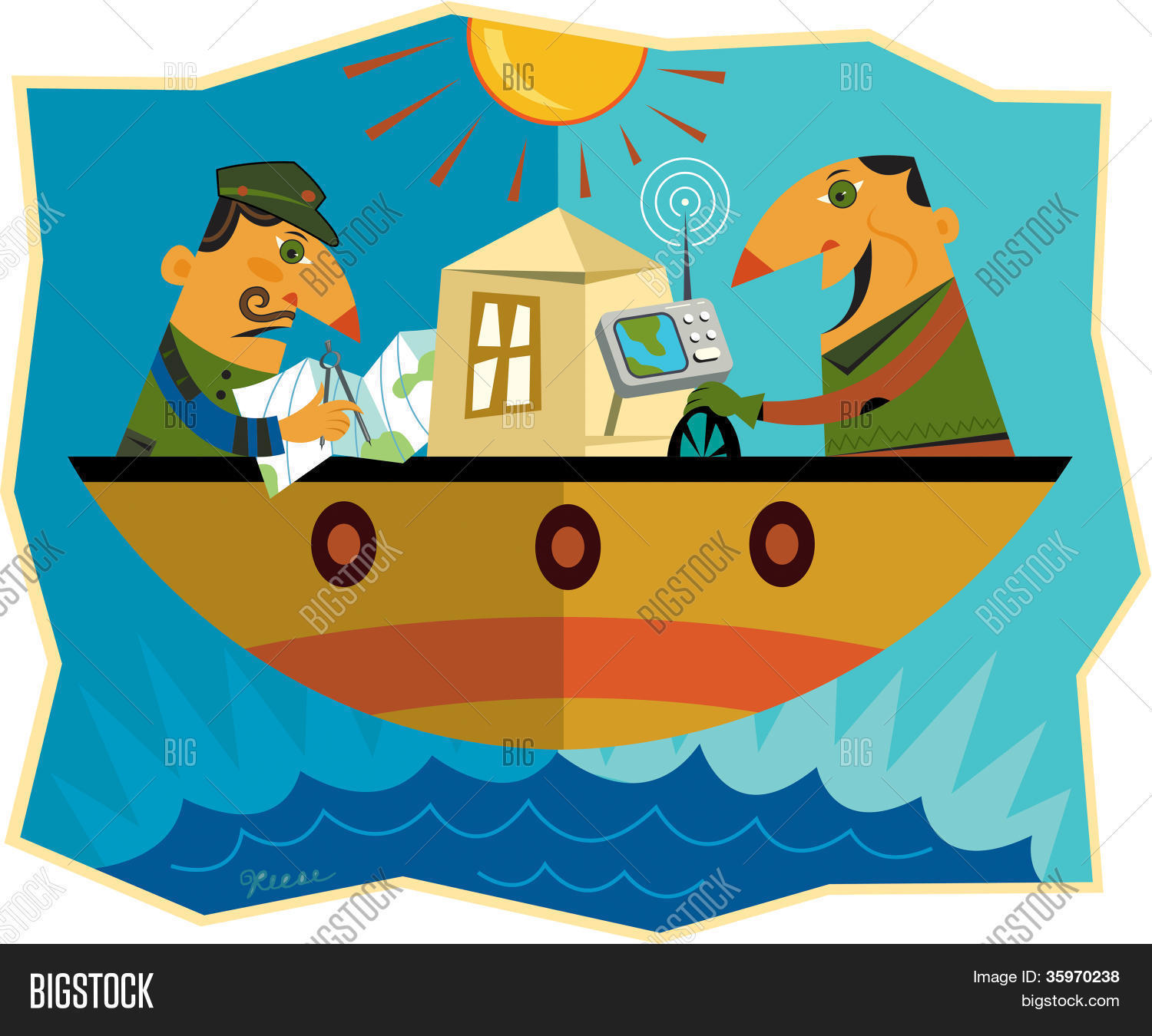 Two Men On Opposite Image & Photo (Free Trial) | Bigstock
