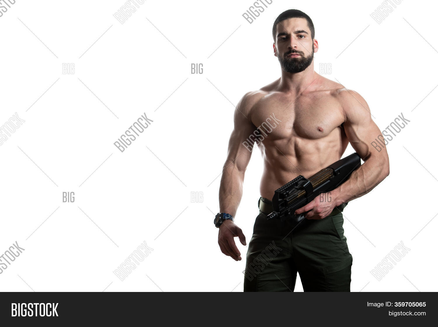 Bodybuilder Warrior Image & Photo (Free Trial) | Bigstock