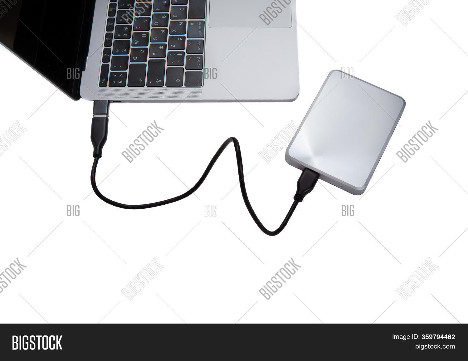 Silver External Hard Image & Photo (Free Trial) | Bigstock