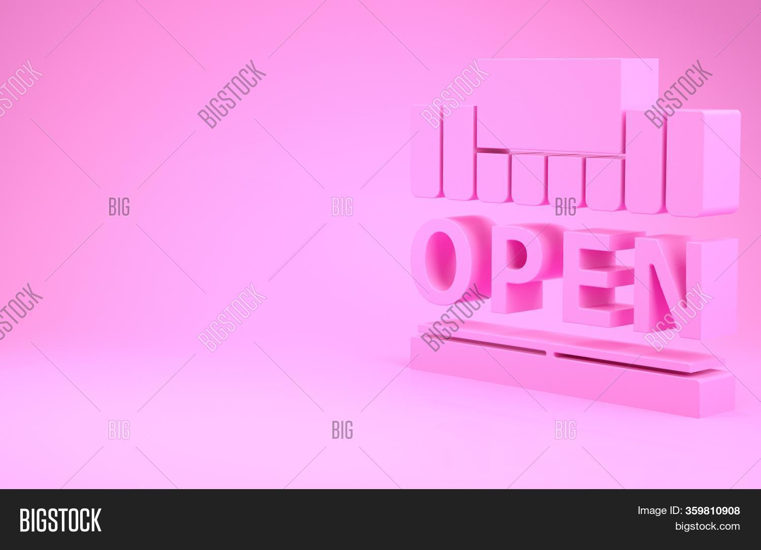 Pink Shopping Building Image & Photo (Free Trial) | Bigstock