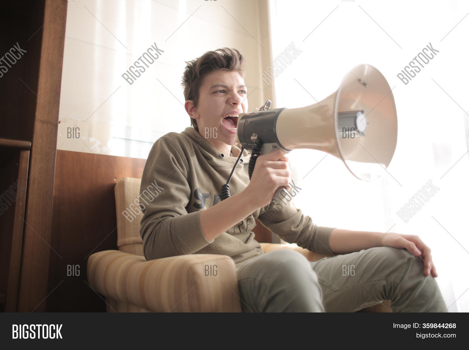Young Boy Shouts Home Image & Photo (Free Trial) | Bigstock