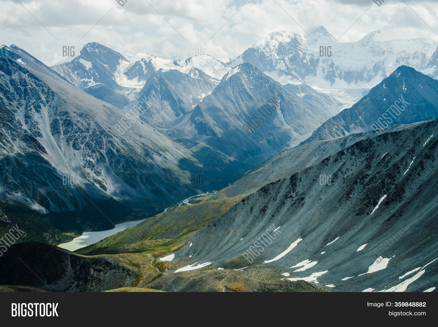 Footpath Through Hills Image & Photo (Free Trial) | Bigstock