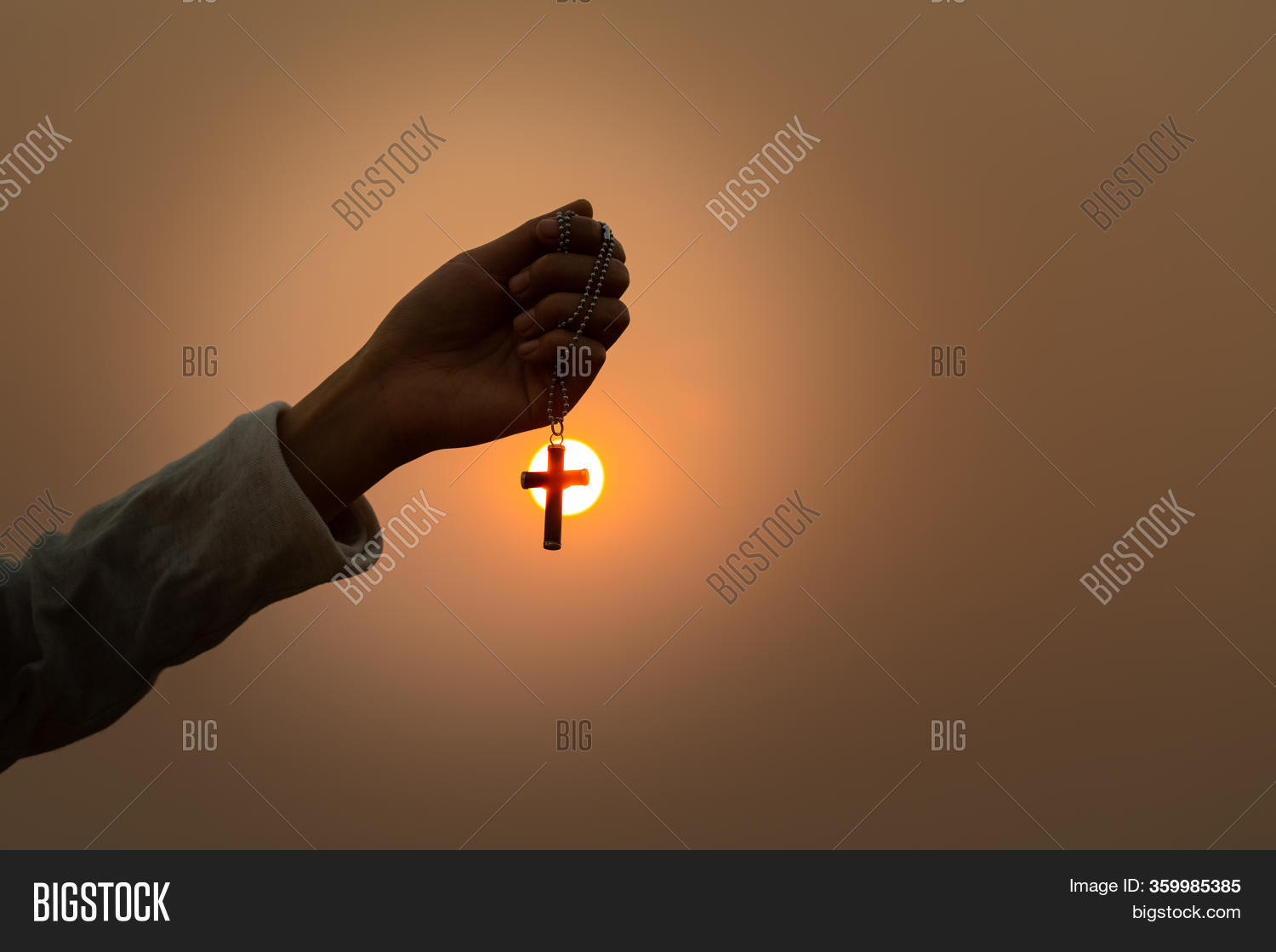 Woman Holding Crucifix Image & Photo (Free Trial) | Bigstock
