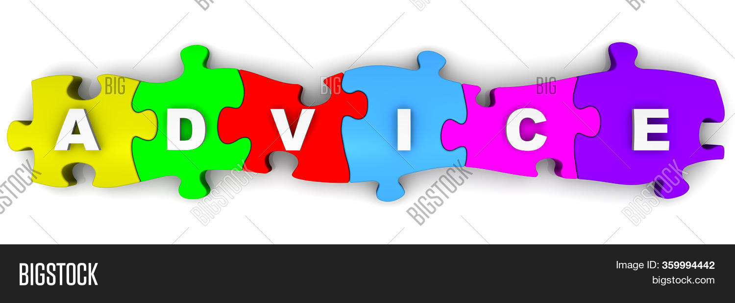 Advice. Word On Image & Photo (Free Trial) | Bigstock