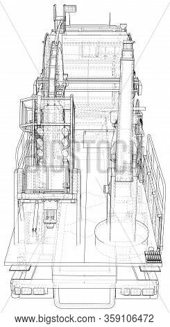 Coiled Tubing Machine Vector & Photo (Free Trial) | Bigstock