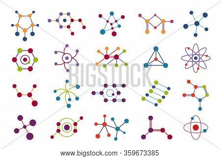 Connected Molecules. Vector & Photo (Free Trial) | Bigstock