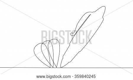 One Line Drawing.pen Vector & Photo (Free Trial) | Bigstock