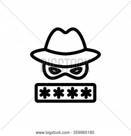 Password Hacker Icon Vector & Photo (Free Trial) | Bigstock