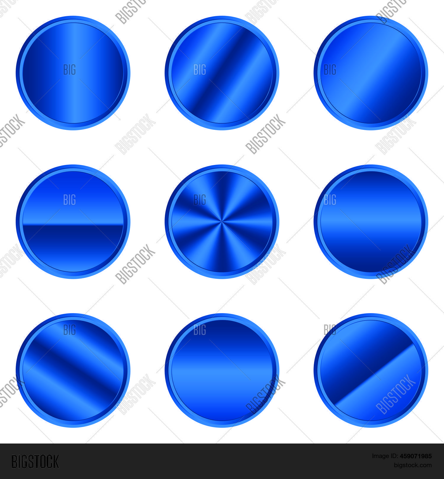 Luxury Blue Metal Vector & Photo (Free Trial) | Bigstock