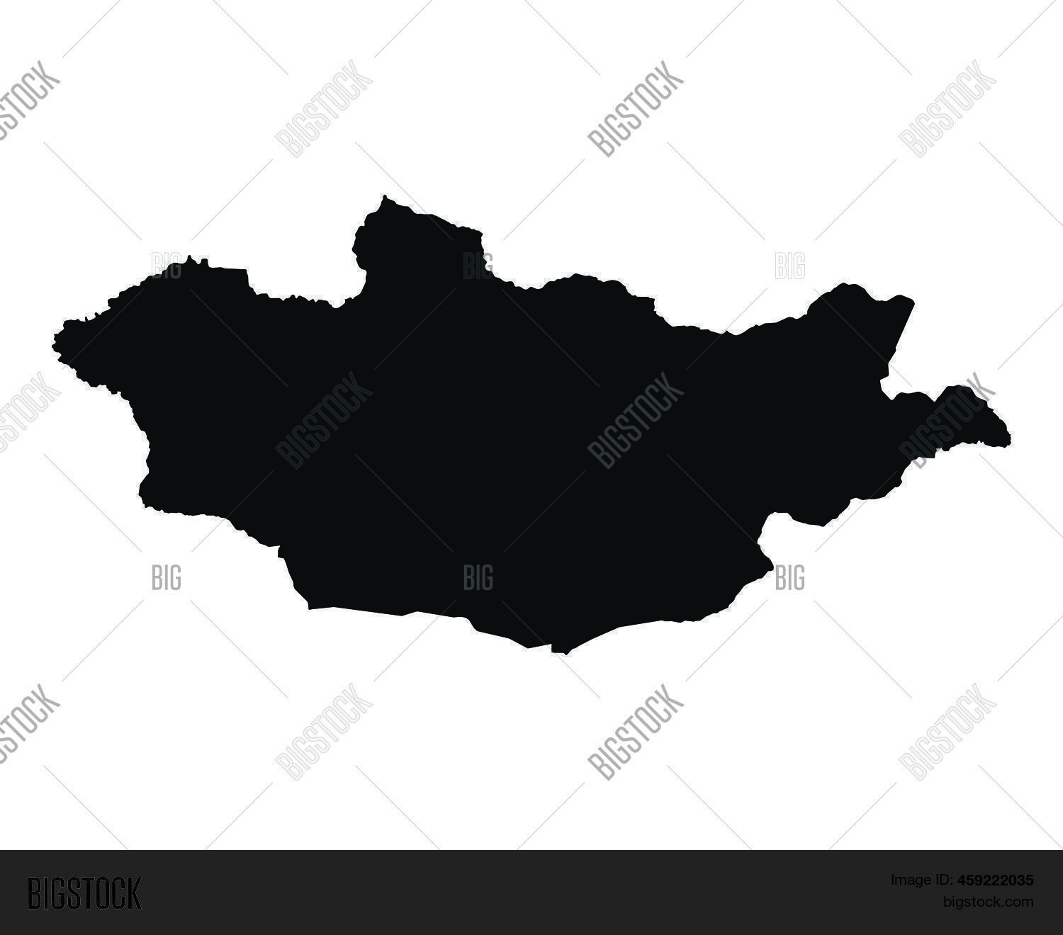 Mongolia Map. Vector & Photo (Free Trial) | Bigstock