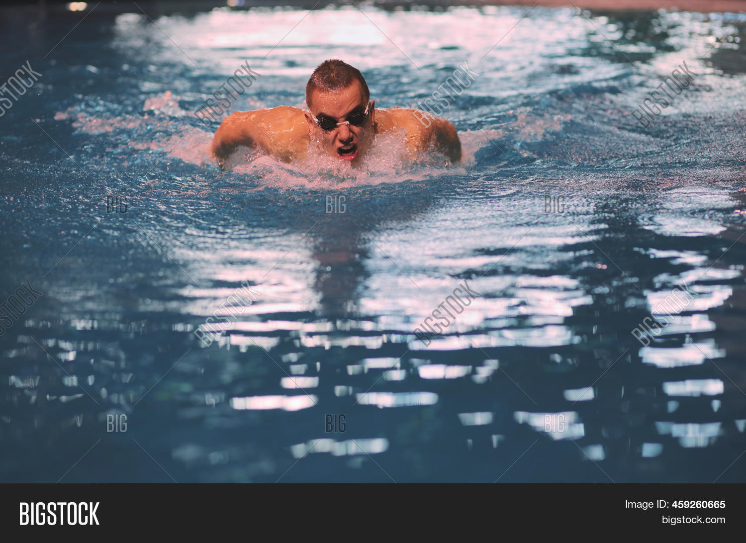 Male Swimmer Swimming Image & Photo (Free Trial) | Bigstock