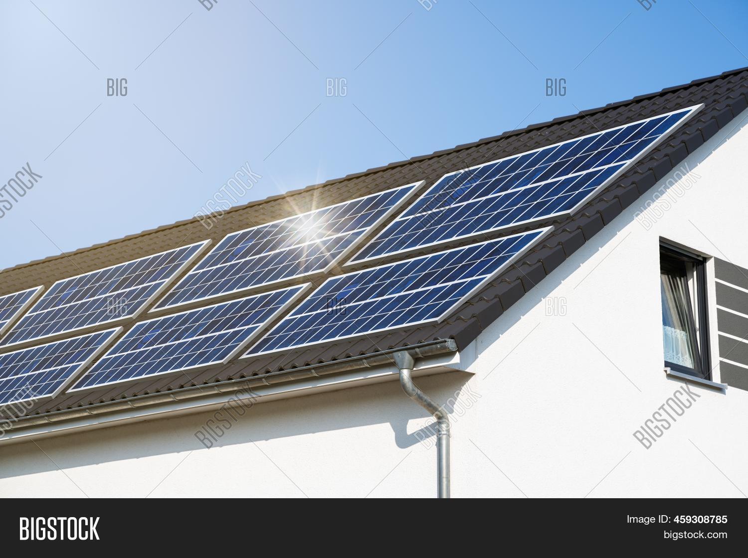 House New Solar Roof. Image & Photo (Free Trial) | Bigstock