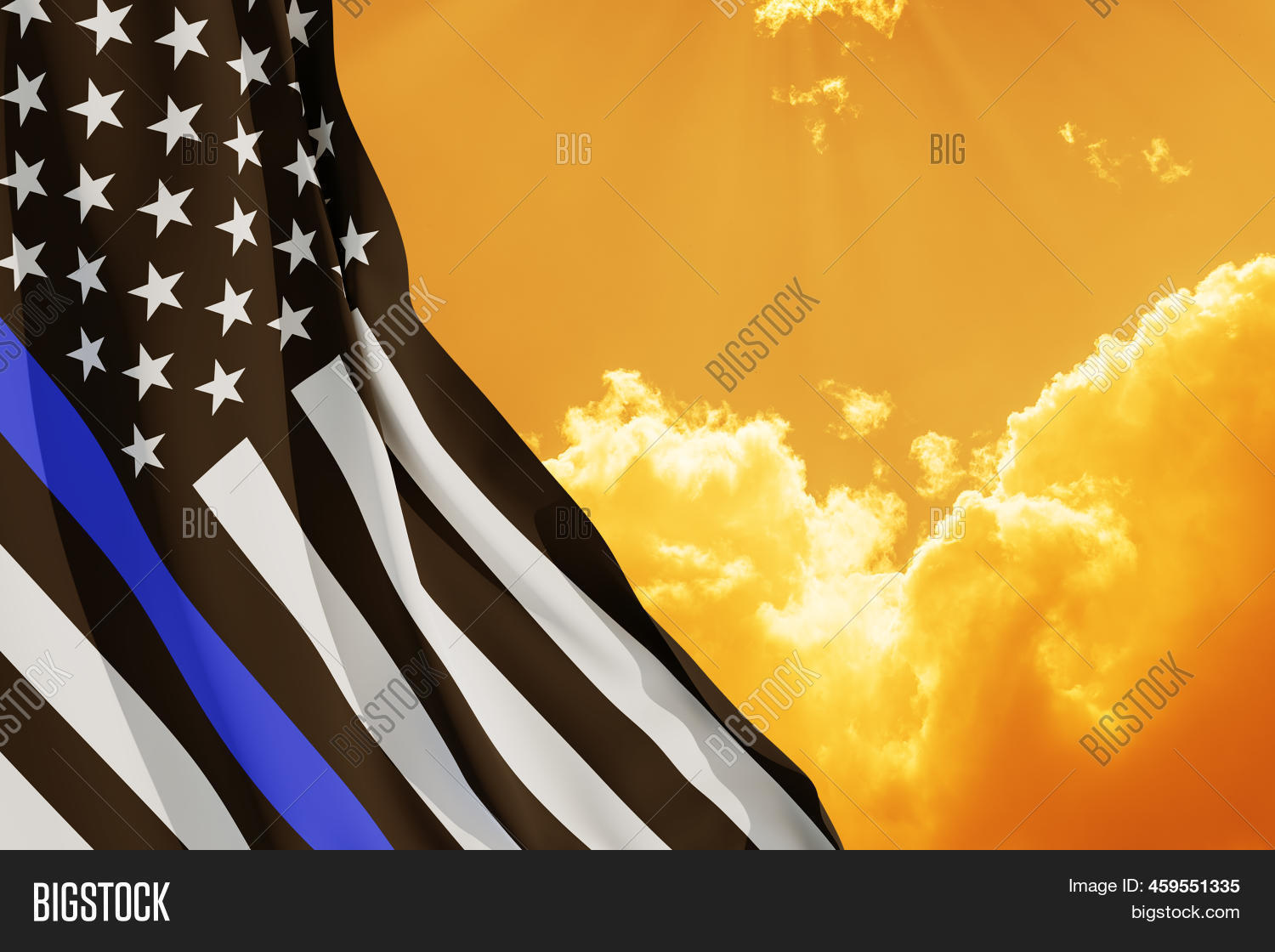 American Flag Police Image & Photo (Free Trial) | Bigstock
