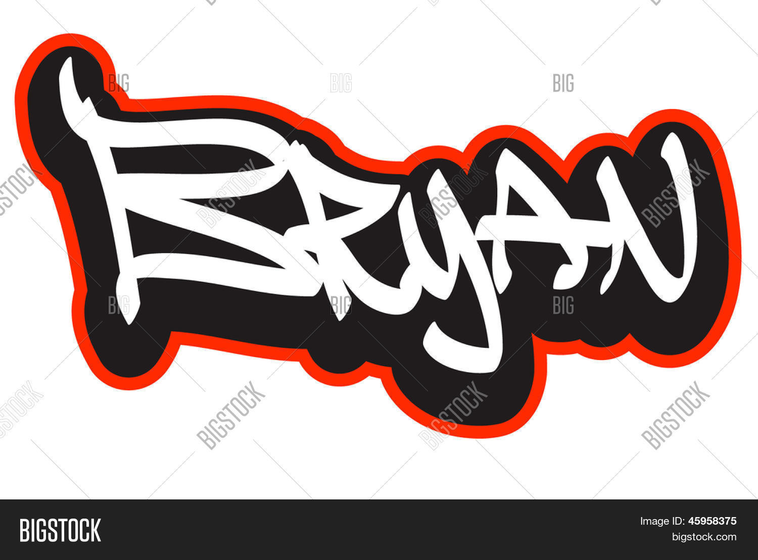 Vector y foto Nombre De Estilo De (prueba gratis) | Bigstock