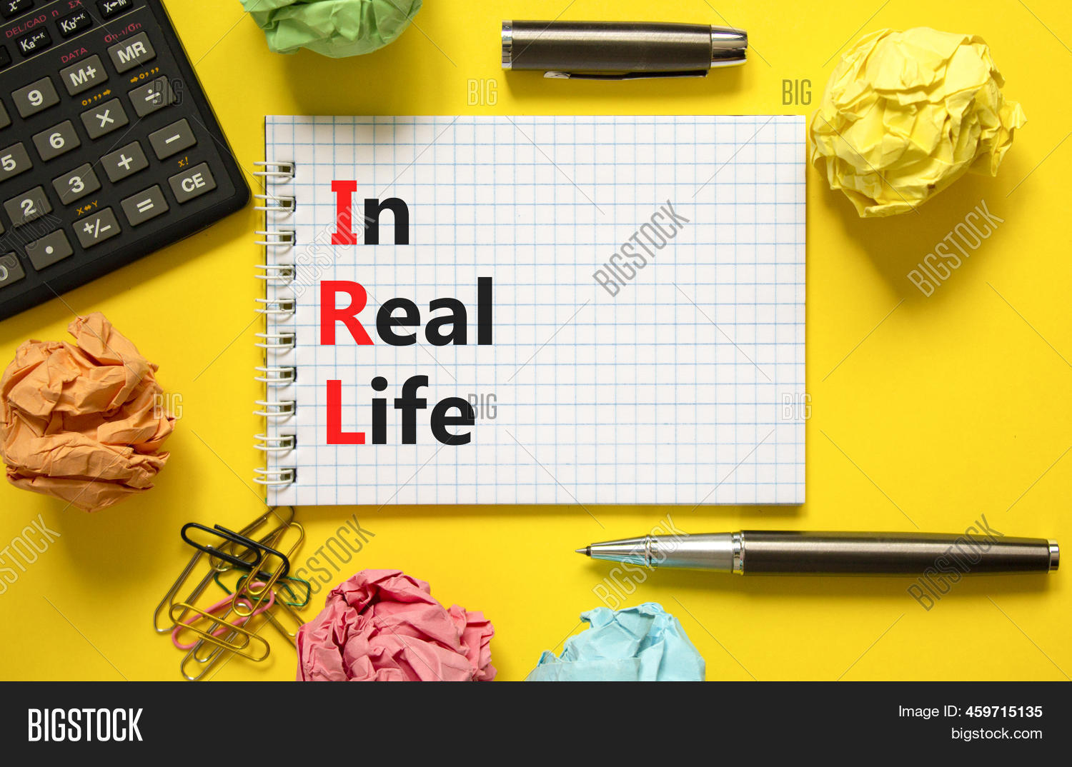 Irl Real Life Symbol. Image & Photo (Free Trial) | Bigstock