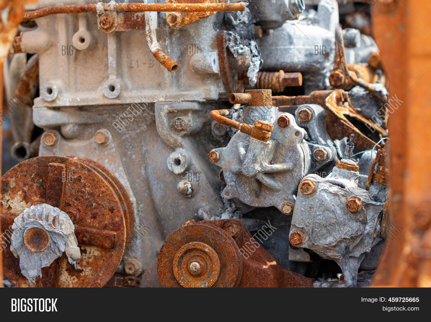 Burnt Rusty Car. Image & Photo (Free Trial) | Bigstock