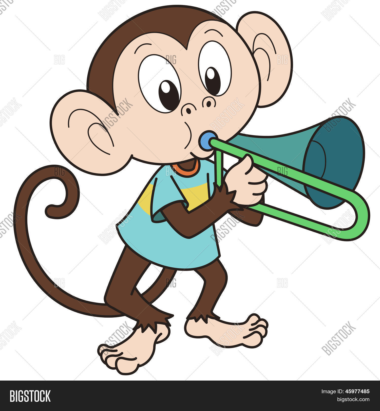Cartoon Monkey Vector & Photo (Free Trial) | Bigstock