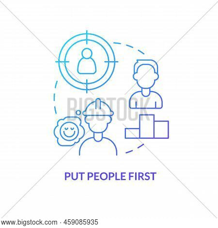 Put People First Blue Vector & Photo (Free Trial) | Bigstock