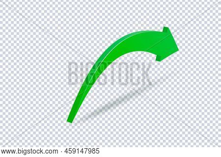 Growing Green Arrow Vector & Photo (Free Trial) | Bigstock