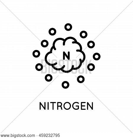 Nitrogen Gas Icon. Vector & Photo (Free Trial) | Bigstock