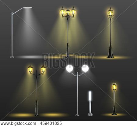 Street Lights Vector & Photo (Free Trial) | Bigstock