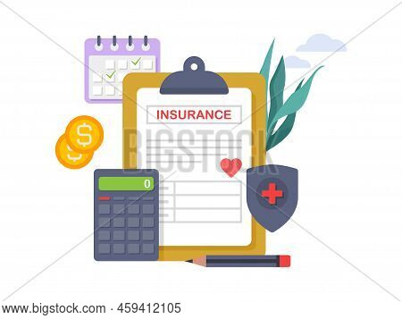 Health Insurance Vector & Photo (Free Trial) | Bigstock