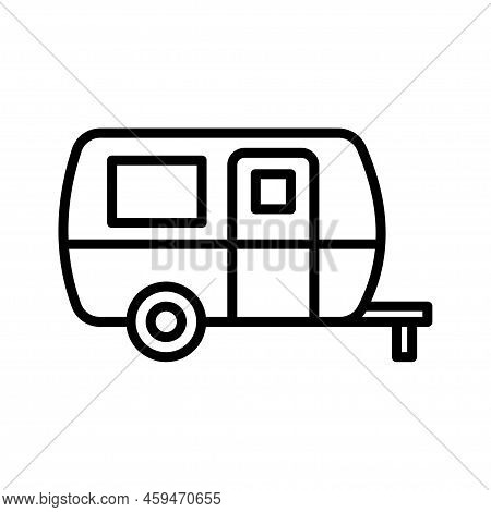 Van Camping Trailer Vector & Photo (Free Trial) | Bigstock