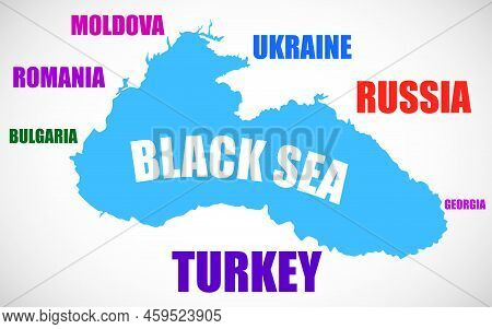 Black Sea. Map Vector & Photo (Free Trial) | Bigstock