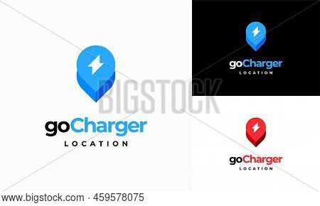 Charging Station Logo Vector & Photo (Free Trial) | Bigstock