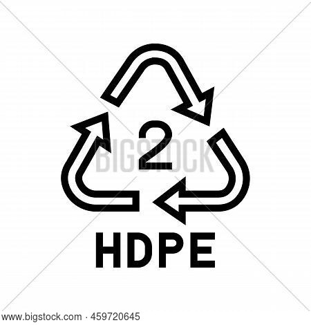 High Density Polyethylene Symbol