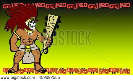 Mexican Aztec Warrior Vector & Photo (Free Trial) | Bigstock