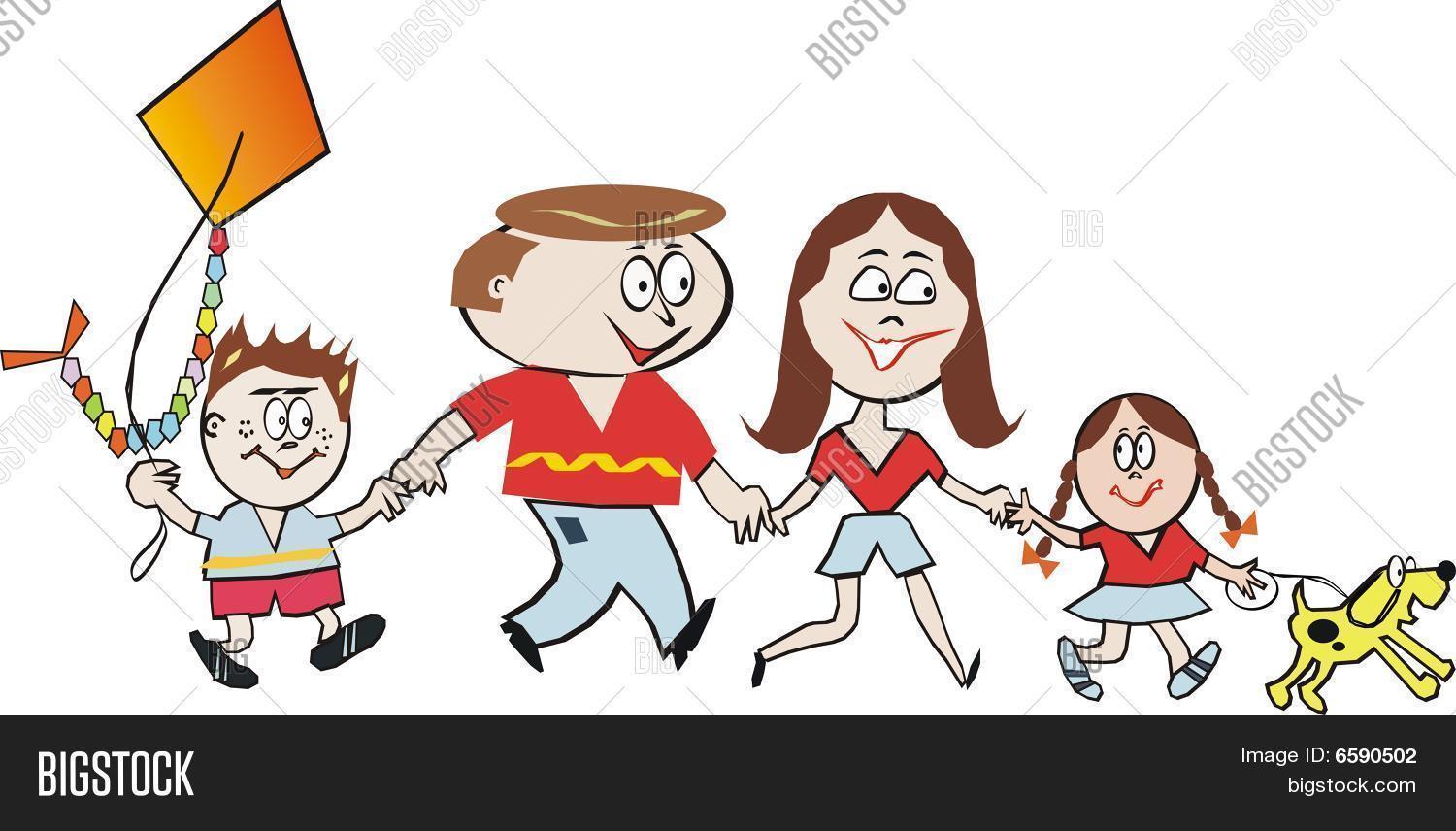 Family Cartoon Image & Photo (Free Trial) | Bigstock