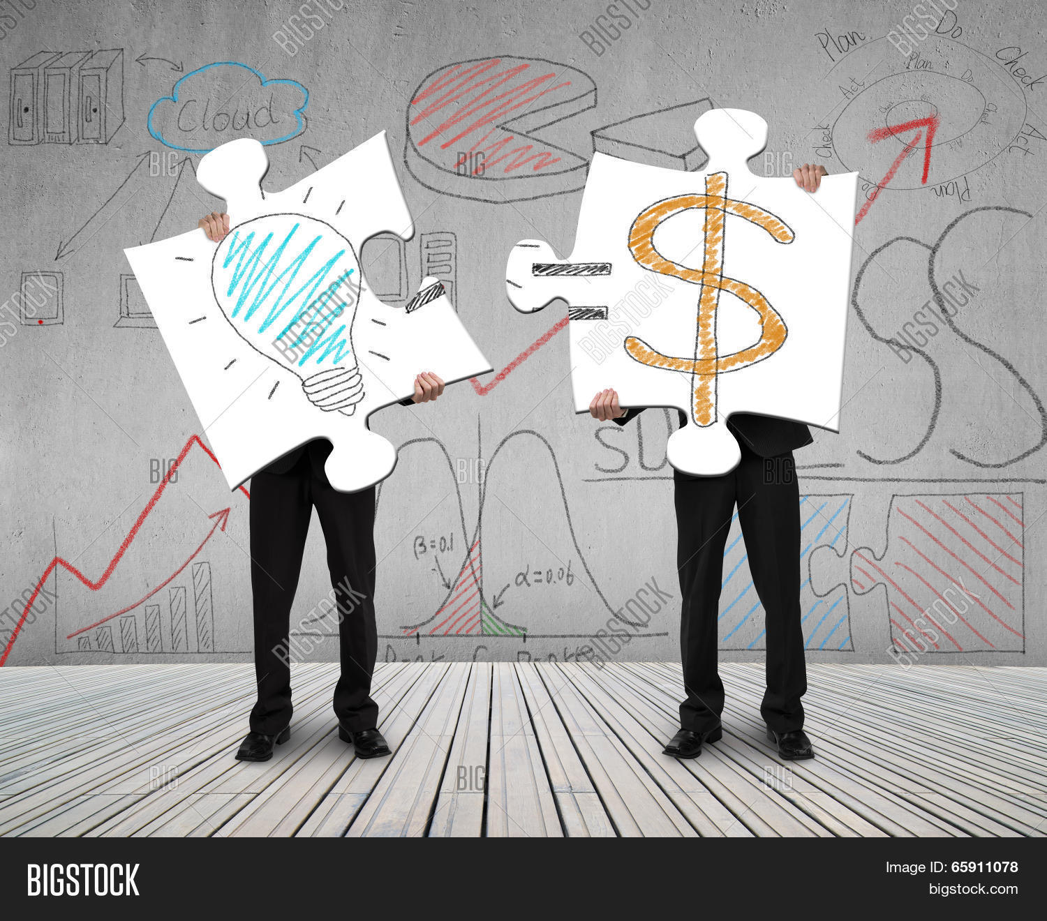 Two Men Connecting Image & Photo (Free Trial) | Bigstock