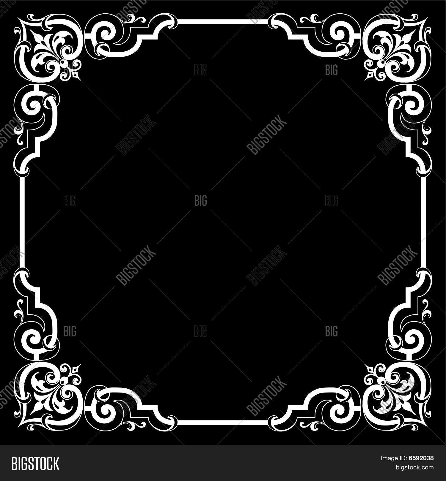 Scroll Border Vector & Photo (Free Trial) | Bigstock