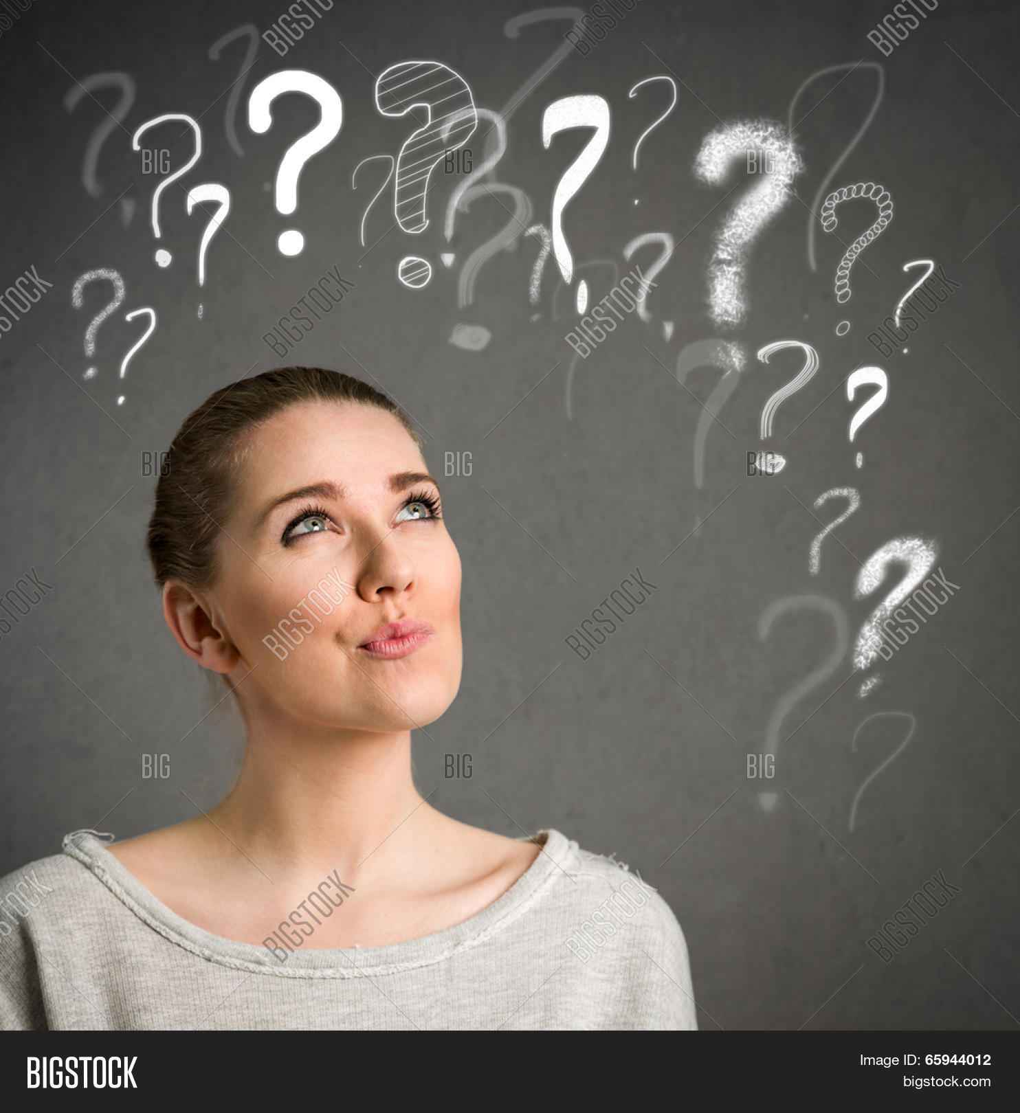 Young Woman Makes Face Image & Photo (Free Trial) | Bigstock