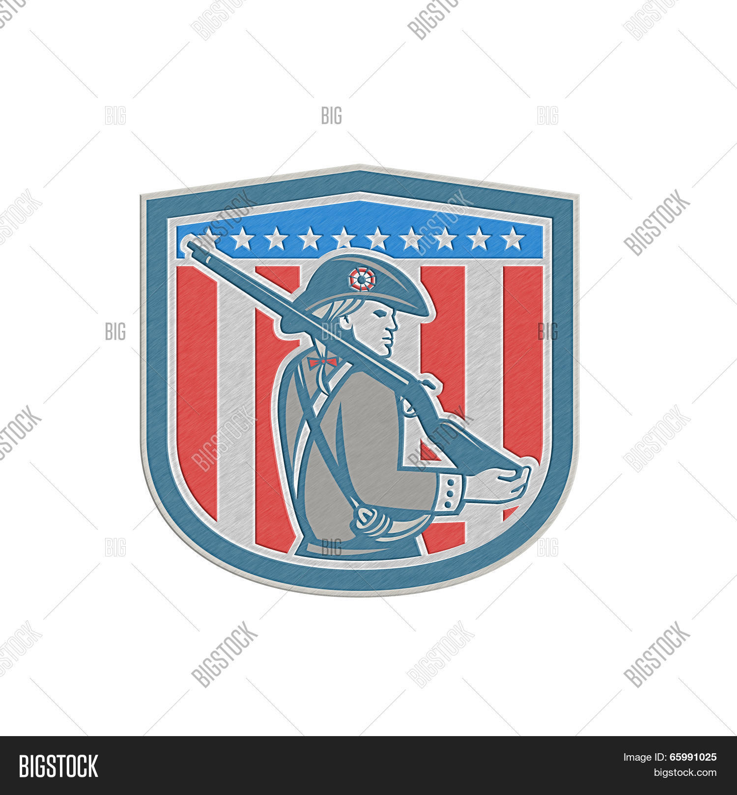 Metallic American Image & Photo (Free Trial) | Bigstock