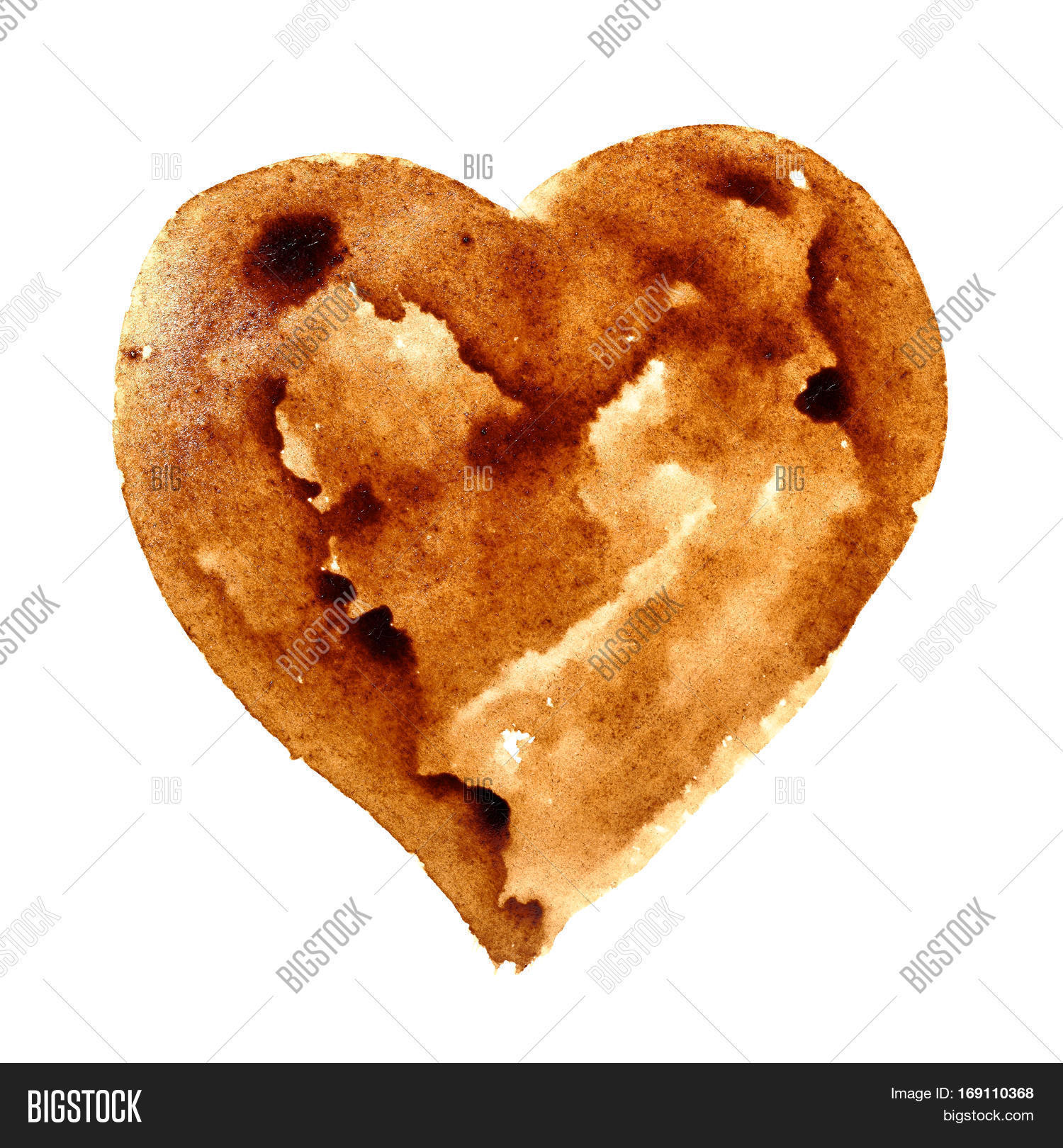 Heart - Coffee Stain Image & Photo (Free Trial) | Bigstock