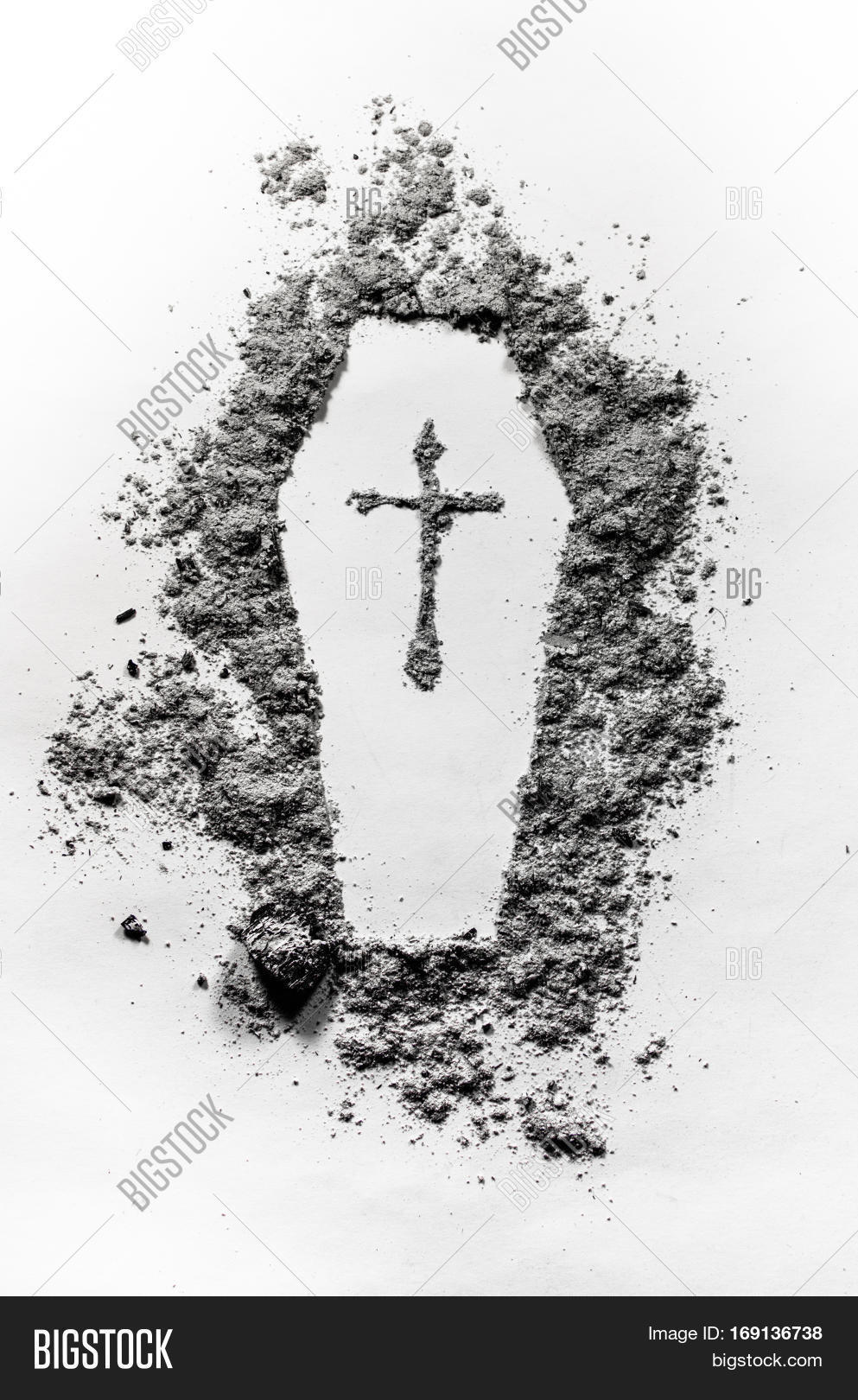 Casket Silhouette Sign Image & Photo (Free Trial) | Bigstock