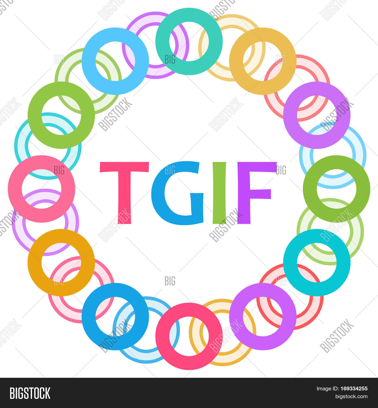 TGIF Text Alphabets Image & Photo (Free Trial) | Bigstock