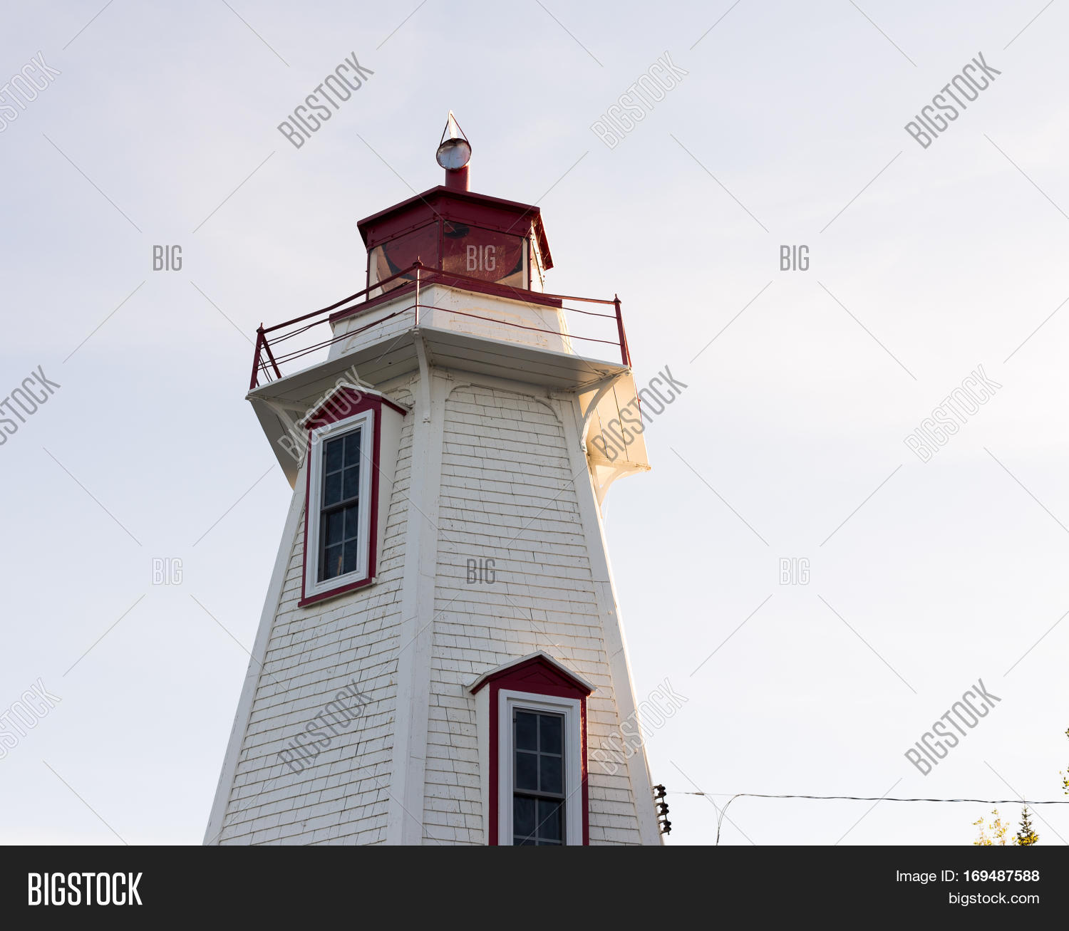 Big Tube Lighthouse On Image & Photo (Free Trial) | Bigstock