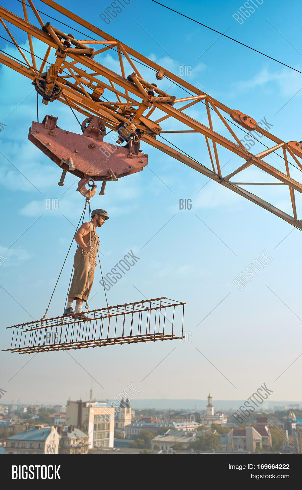 Person Looking Down From A Building