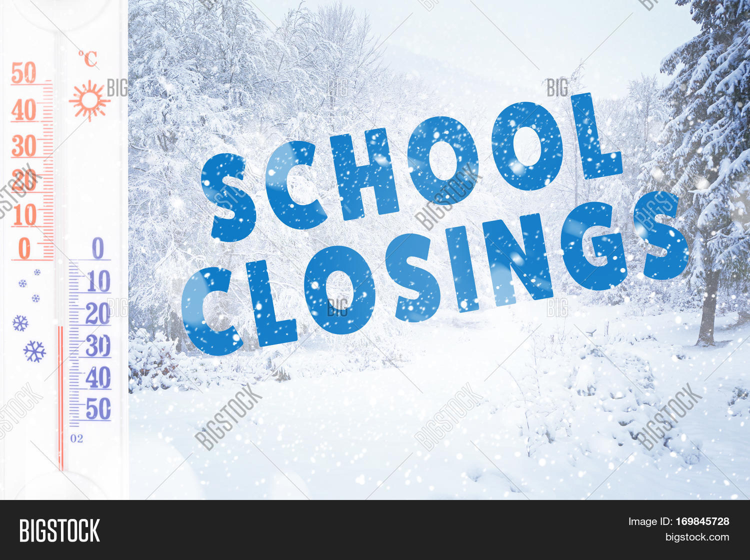 Text SCHOOL CLOSINGS Image & Photo (Free Trial) | Bigstock