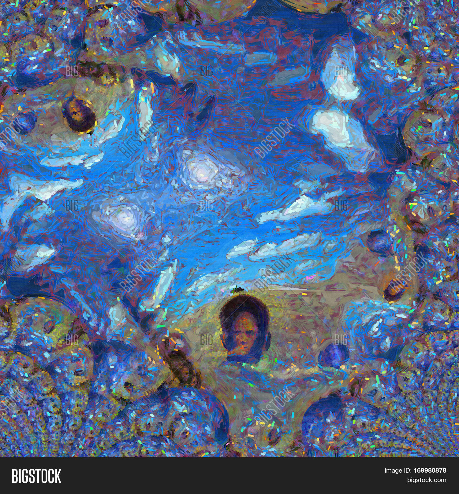 Abstract Painting. Man Image & Photo (Free Trial) | Bigstock