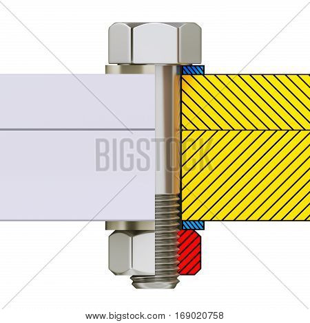 Cross Section Screw Image & Photo (Free Trial) | Bigstock